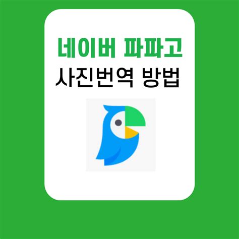 파파고 사진번역 방법 알아보기