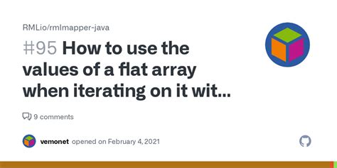 How To Use The Values Of A Flat Array When Iterating On It With Rml · Issue 95 · Rmlio