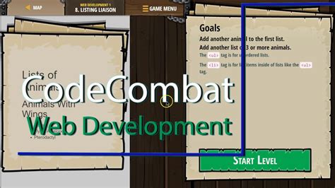 CodeCombat Web Development Level Tutorial With Answers YouTube