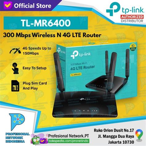 Jual Tp Link Tl Mr100 300 Mbps Wireless N 4g Lte Router Mr100 Di Seller Velvet Store
