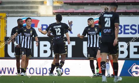 Charlerois Ryota Morioka Celebrates After Scoring Editorial Stock Photo ...