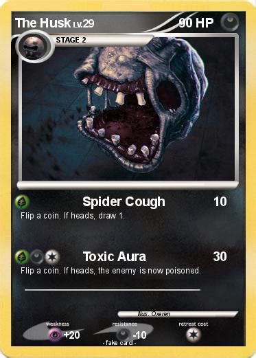 Pokémon The Husk Spider Cough My Pokemon Card