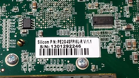 Silicom Quad Port SFP Network Adapter PE G SFPI L R No SFPs Garland Computers