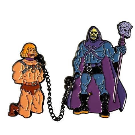 Geeky And Kinky Skeletor Chained He Man Duo Pin Sugarx