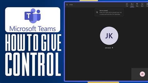 How To Give Control In Microsoft Teams 2025 Full Guide Youtube