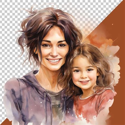 Madre E Hijo En Preciosos Retratos Archivo Psd Premium