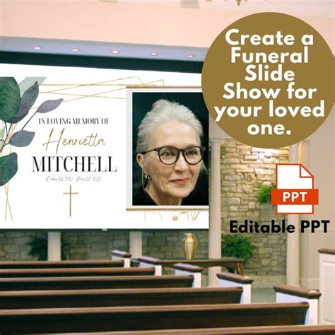 Celebration Of Life Powerpoint Template Funeral Slideshow Funeral
