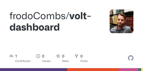Github Frodocombsvolt Dashboard