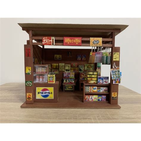 ของจิ๋ว ร้านขายของชำโบราณ Size เล็ก Shopee Thailand