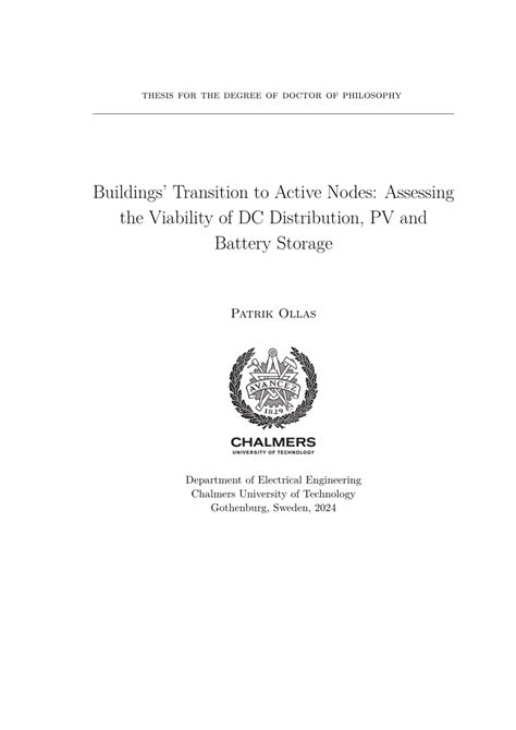 Pdf Buildings Transition To Active Nodes Assessing The Viability Of
