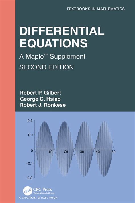 Textbooks In Mathematics Differential Equations 9781032021799 Robert P Gilbert Bol