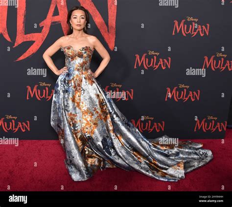 Ming Na Wen Attending Disneys Mulan World Premiere Held At Hollywood