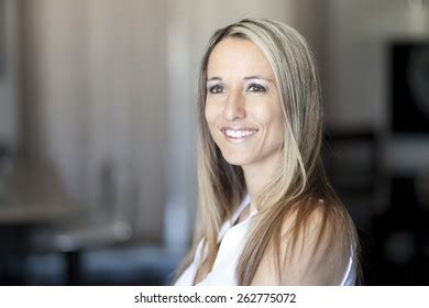 Portrait Mature Woman Smiling Stock Photo Shutterstock