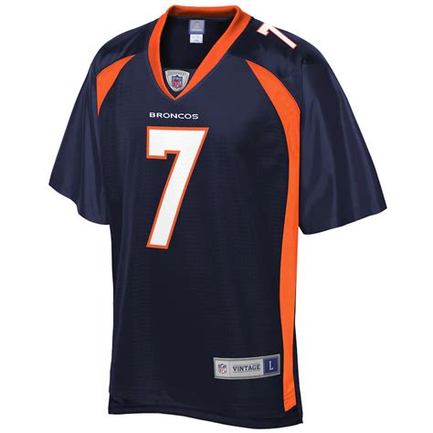 Mens Denver Broncos John Elway Nfl Pro Line Navy Replica Retired