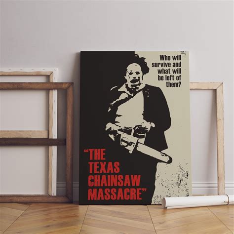 The Texas Chain Saw Massacre Retro Movie Poster 1974 Movie Poster