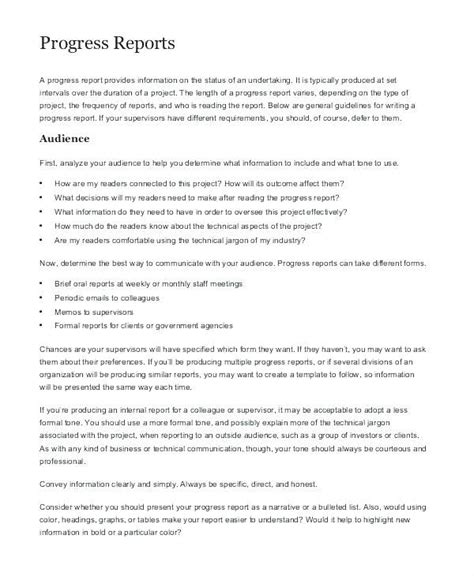 Beautiful Work How To Write A Progress Report In Memorandum Format Lab Biology