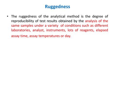 Analytical Methods Validation As Per Ich And Usp Ppt