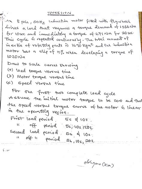 Ee 541 Tutorial Questions 1 Pdf