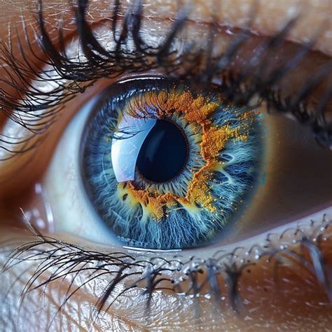 Free Vivid Iris Detail Image Eye Iris Macro Download At Stockcake