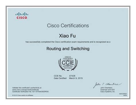 Ccnp Certificate Ppt