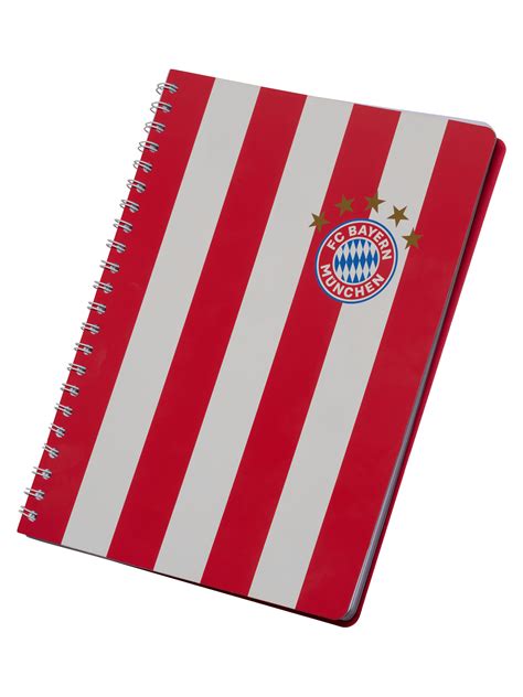 Ring Binder A4 Striped Official Fc Bayern Munich Store