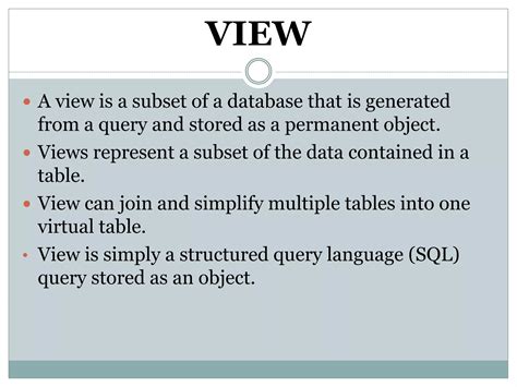 A Project On Dbms And Rdms Pptx Databases Computer Software And
