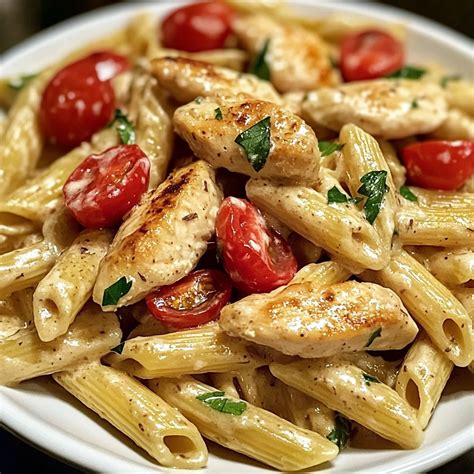 Penne Pasta With Garlic Parmesan