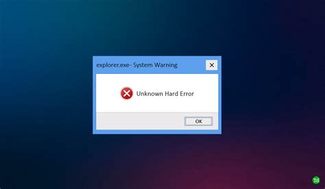 10 formas de corregir un error duro desconocido en windows 11 10