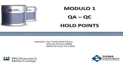Modulo 1 Qa Qc Puntos De Inspección Pdf Document