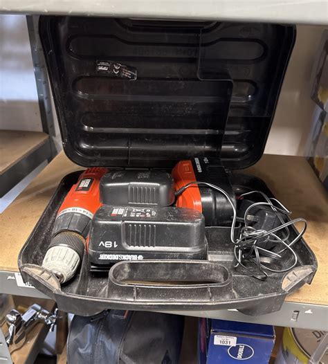 Black And Decker Cordless Drill Untested Flat Battery Badgers Auctions
