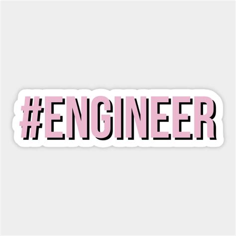 Engineer Sticker Adesivi Stampabili Ingegneria