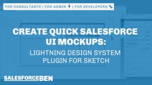 Lightning Plugin Create Quick Salesforce UI Design Mockups