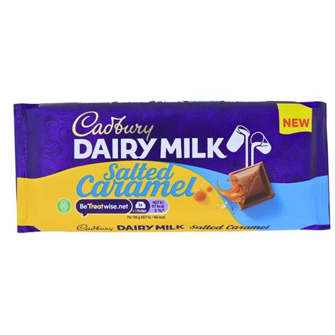 Cadbury Dairy Milk Salted Caramel Uk 120g Candy Funhouse Candy
