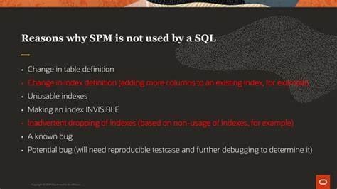 Oracle Db 19c Sql Tuning Using Spm Pdf
