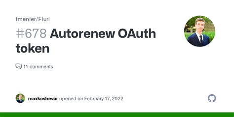 autorenew oauth token · issue 678 · tmenier flurl · github