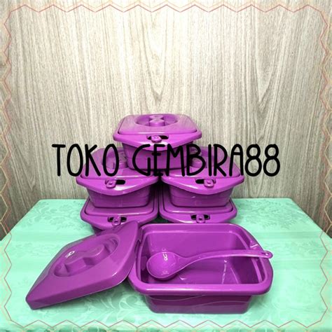 Jual Set Lengkap Prasmanan Segi Mini Dengan Centong Shopee Indonesia