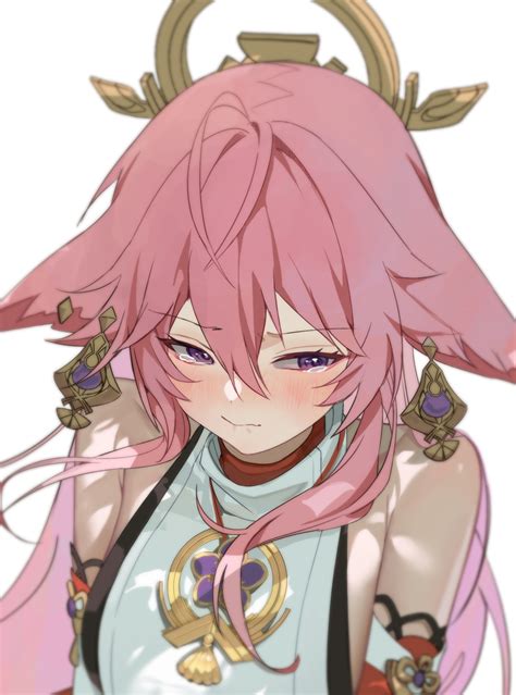 Yae Miko Genshin Impact Image By Lemon Pixiv Id 14412150 3978476