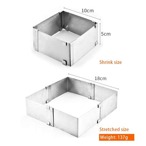 Baking Frame Rectangular Adjustable Cake Mould Cak Grandado
