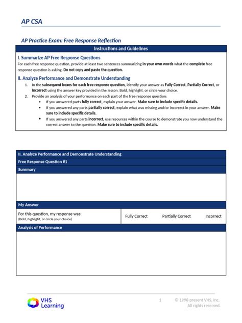 32 Ap Csa Practice Exam Frq Reflection Pdf