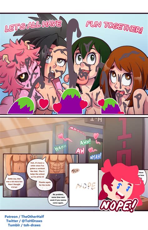 Comic Preview My Hero Academia Page By Theotherhalf Hentai Foundry