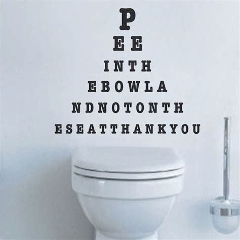 Funny Bathroom Wall Decals