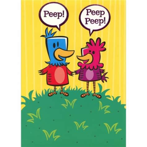 Designer Greetings Peeps Funny Easter Card 1 Card 1 Envelope Kroger