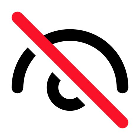 Hide Generic Color Outline Icon Hide Generic Color Outline Icon