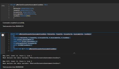 Sql Server Trying SQL Notebooks In Azure Data Studio But Variables Declared In One Cell Are