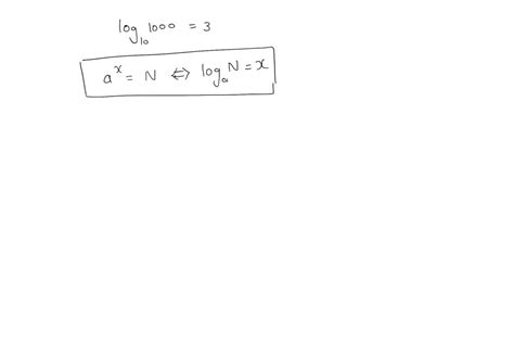 SOLVED Translate The Given Logarithmic Statement Into An Equivalent Exponential Statement Log