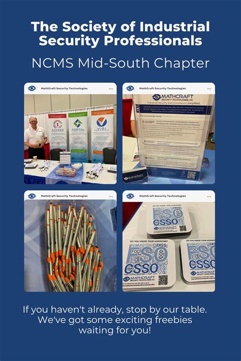 Mathcraft Security Technologies Inc On Linkedin Ncmsmidsouthchapter Industrialsecurity