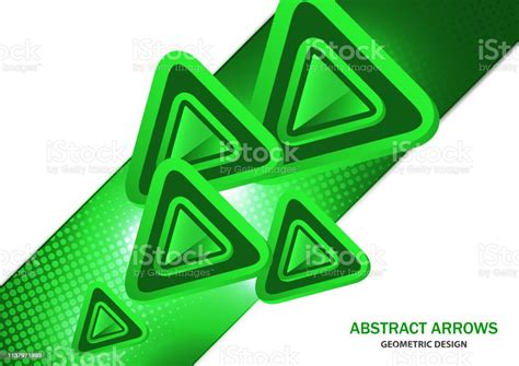 미래의 밝은 빛나는 화살표 삼각형 빛 효과와 테크노 배경 흰색 바탕에 추상적인 3d 기술 라인 배경 표지 레이아웃 매거진 브로셔 포스터 웹사이트 0명에 대한 스톡 벡터 아트