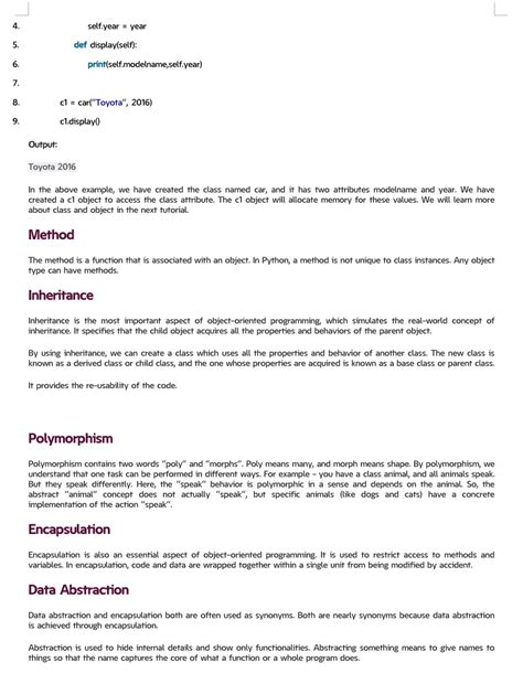 Macha Shankar On Linkedin Task 32 Prepare Documentation On Oops Task