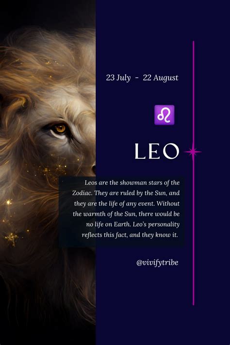 Leo Zodiac Sign All You Need To Know Vivify Tribe