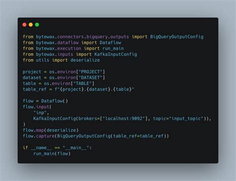 Python Kafka Redpanda Dynamodb Bigquery Zander Matheson